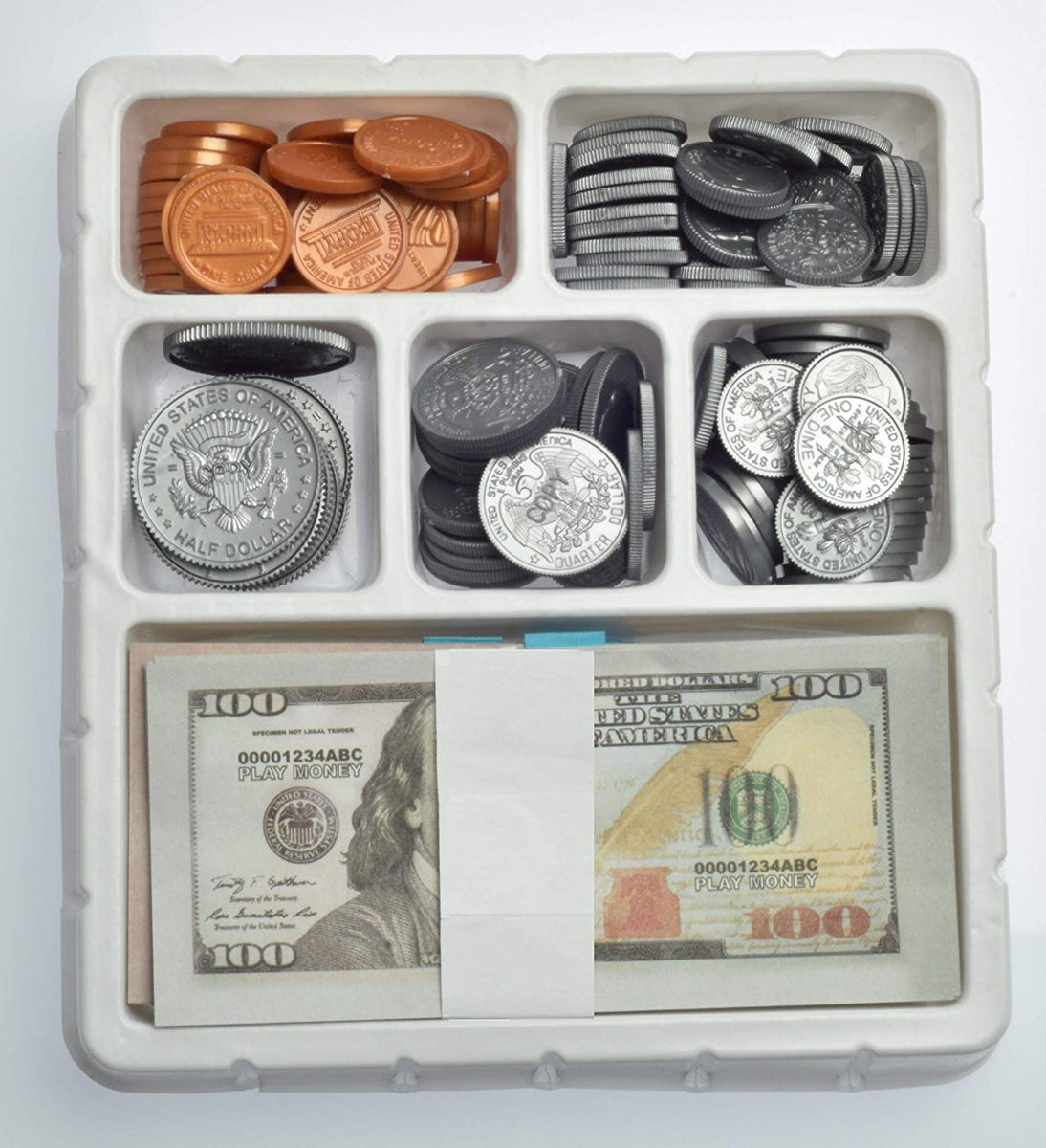 Small Play Money Set for Kids – Teacher's Choice USA