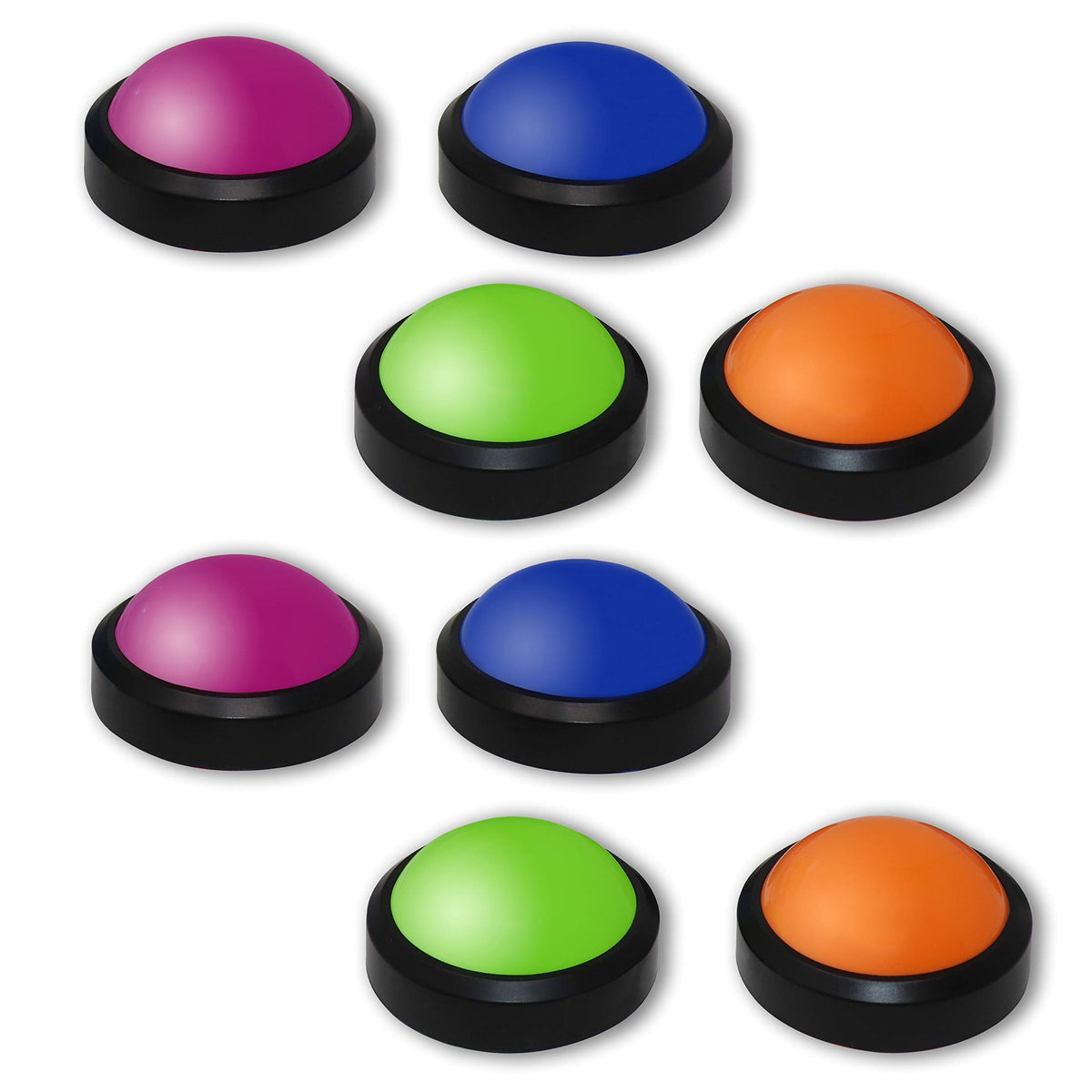 8 Pack Game Buzzer System with Lights, Stickers Included – Teacher's ...